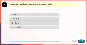 Year 6 Order of Operations Game | Classroom Secrets Kids