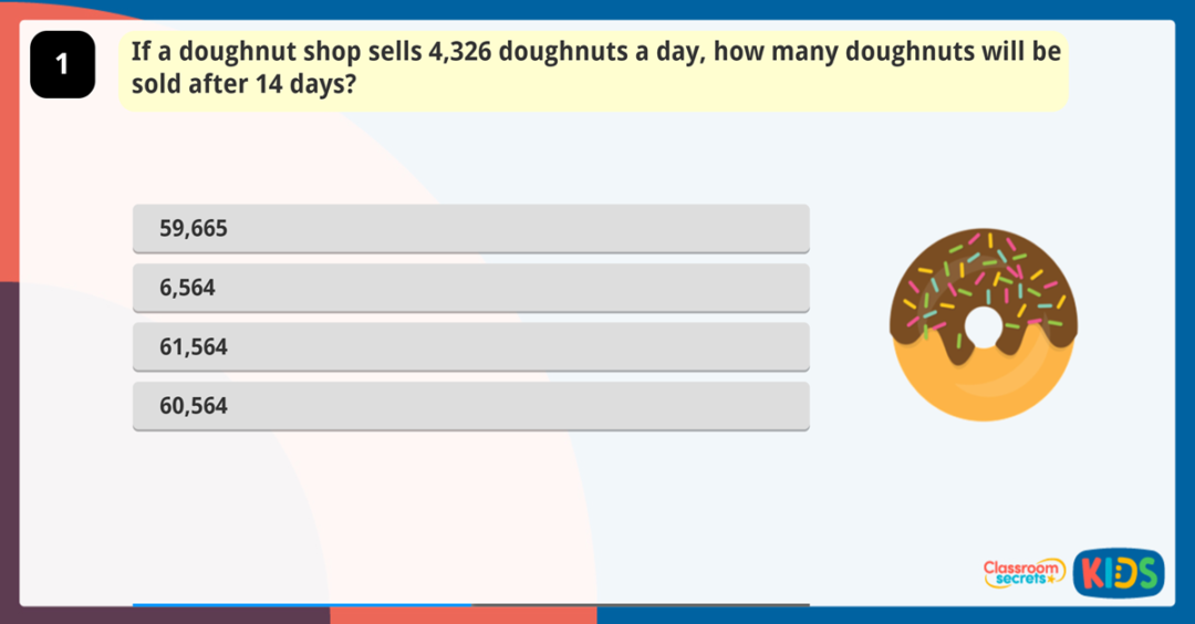 Year 6 Solve Problems with Four Operations Game | Classroom Secrets Kids