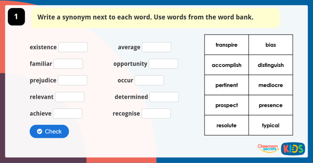 Synonyms and Antonyms | Classroom Secrets Kids