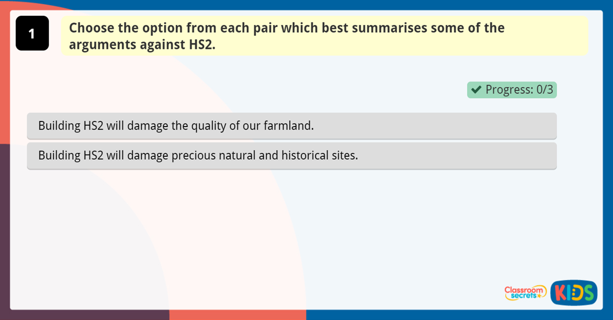 Year 6 Summarising Texts Reading Comprehension 3 | Classroom Secrets Kids