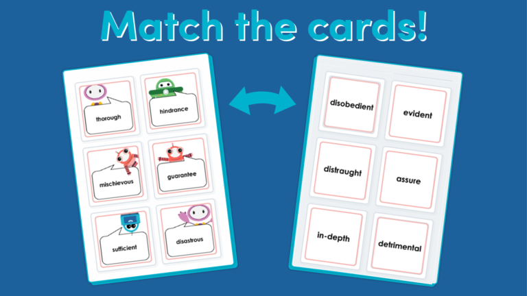 Year 6 Synonyms Matching Activity | Classroom Secrets Kids