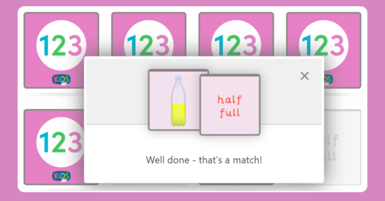 Reception Identifying Capacity Matching Game | Classroom Secrets Kids