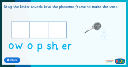 Phonics Phase 3 Segmenting Game 6 | Classroom Secrets Kids