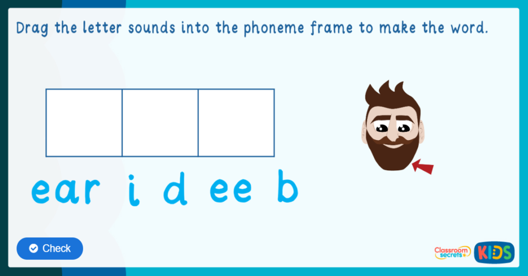 Phonics Phase 3 Segmenting Game 7 | Classroom Secrets Kids