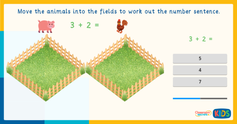 Reception and Year 1 Addition Sums Game | Classroom Secrets Kids