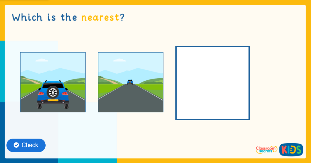 Reception Distance Game | Classroom Secrets Kids