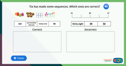 Year 1 Count Forwards and Backwards to 100 Maths Challenge 1 ...