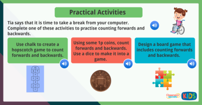 Year 1 Count Forwards and Backwards to 100 Practical Activities ...