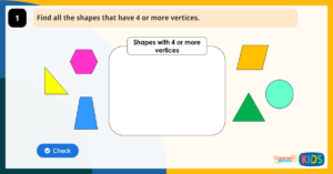 Year 2 Properties of 2D Shapes Game | Classroom Secrets Kids