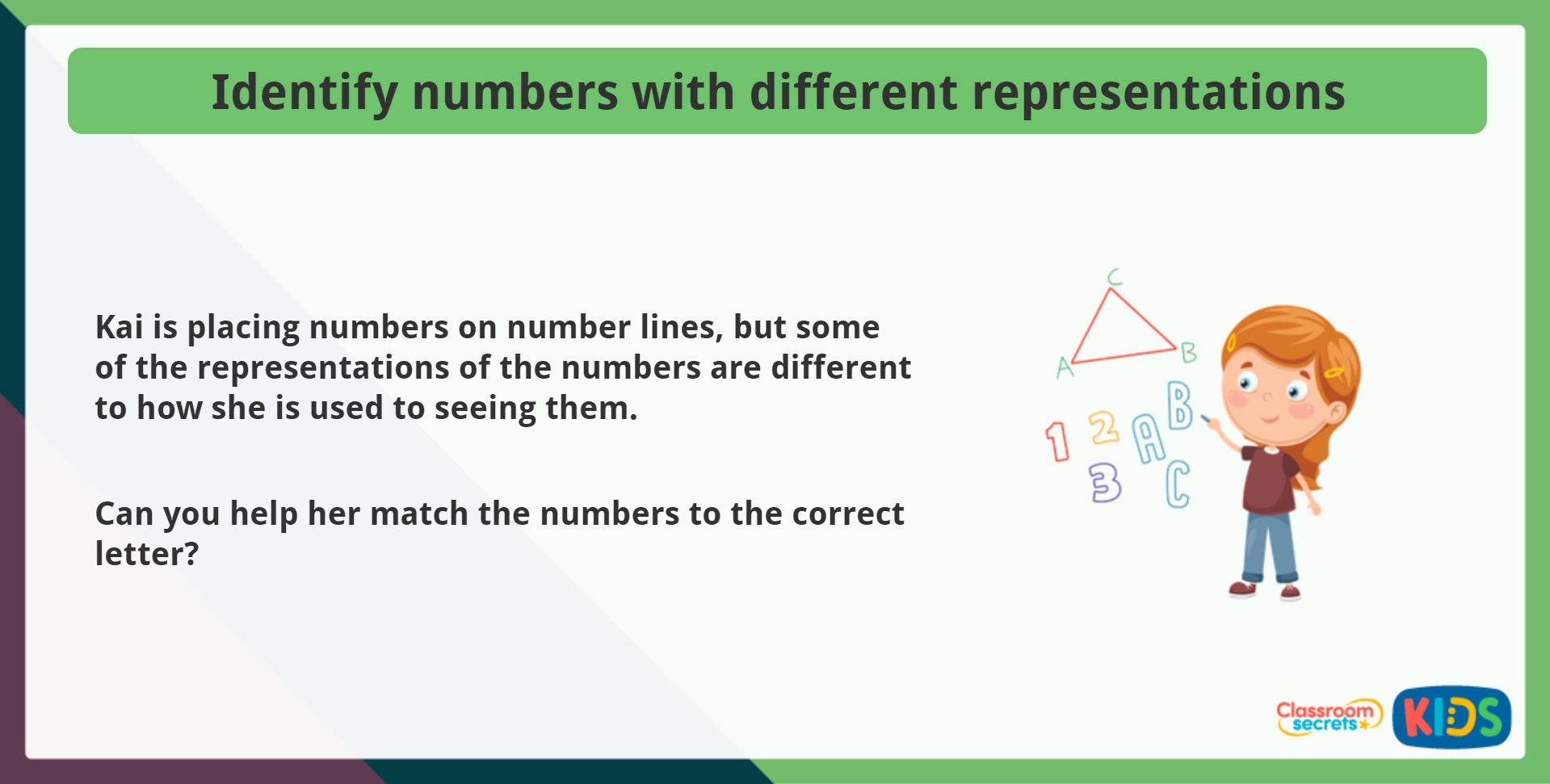 Year 4 Identify Numbers Maths Challenge | Classroom Secrets Kids