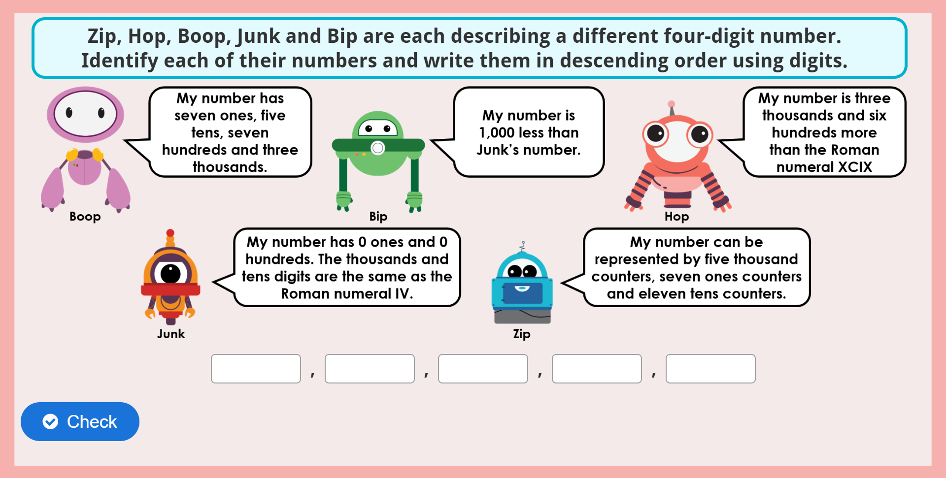 Year 4 Solve the Missing Numbers Game | Classroom Secrets Kids