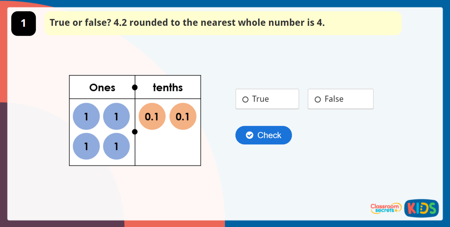 Year 4 Round Decimals Game | Classroom Secrets Kids
