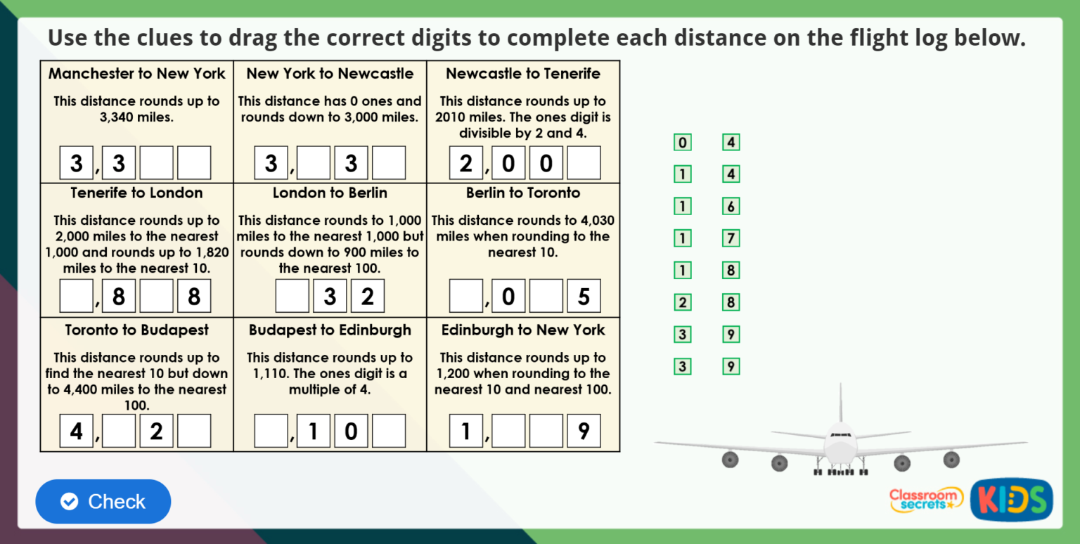 Year 4 Rounding Maths Challenge | Classroom Secrets Kids