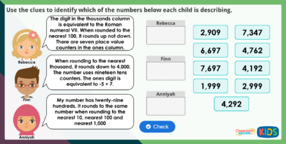 Year 4 Solve Number Problems Maths Challenge | Classroom Secrets Kids