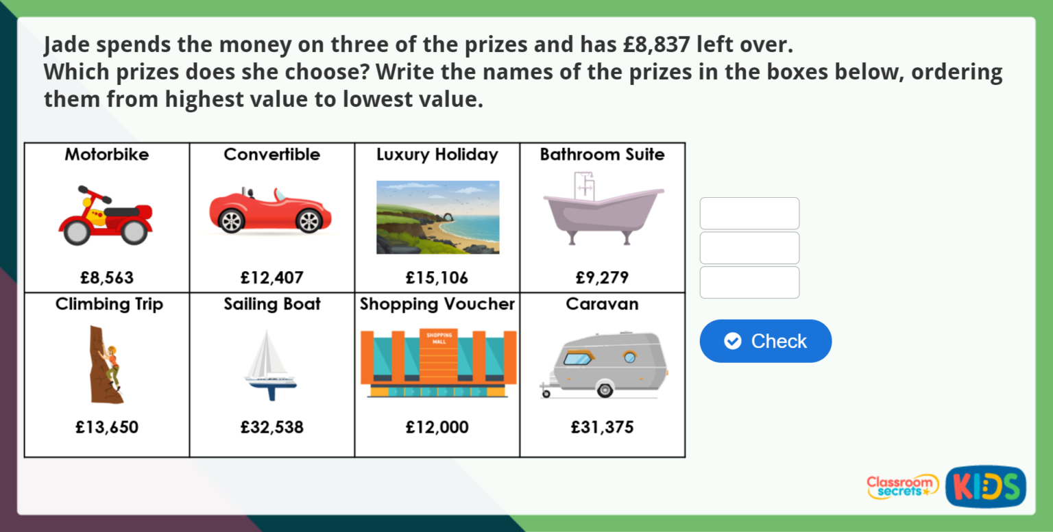 Year 5 Mental Addition and Subtraction Maths Challenge | Classroom ...