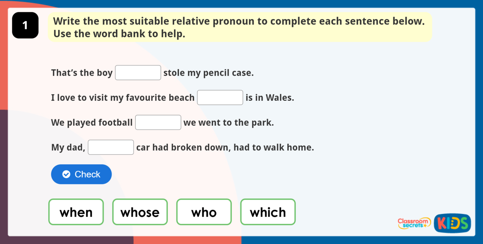 Relative Clauses | Classroom Secrets Kids