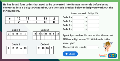 Year 5 Roman Numerals Maths Challenge | Classroom Secrets Kids