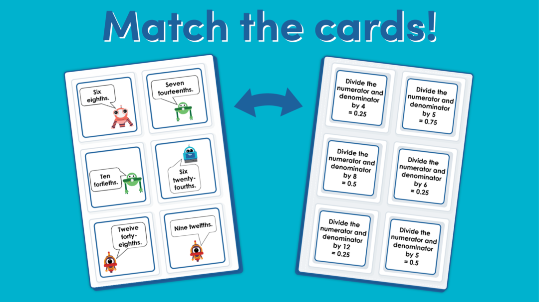 Year 4 Decimal Equivalents Matching Game | Classroom Secrets Kids