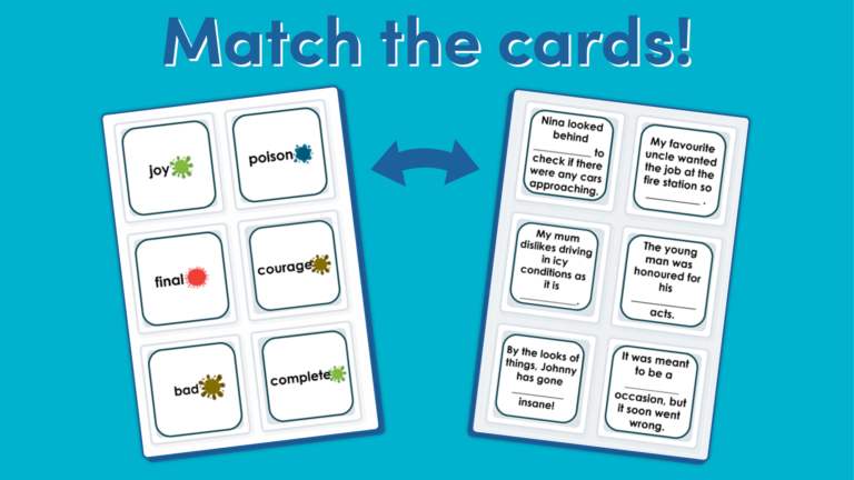 Year 4 Suffixes –ous and –ly Matching Game | Classroom Secrets Kids