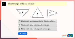 Year 6 Angles in a Triangle 2 Game | Classroom Secrets Kids