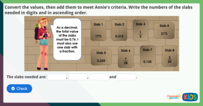 Year 6 Equivalent Fractions, Decimals and Percentages Maths Challenge ...
