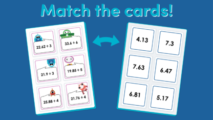 Year 6 Dividing Decimals Matching Game | Classroom Secrets Kids