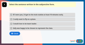 Subjunctive Form | Classroom Secrets Kids