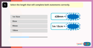 Year 3 Compare Lengths Game | Classroom Secrets Kids