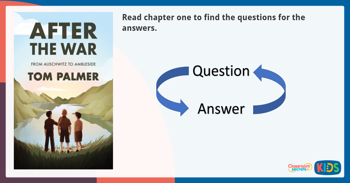After the War by Tom Palmer - What's the Question? Activity | Classroom ...