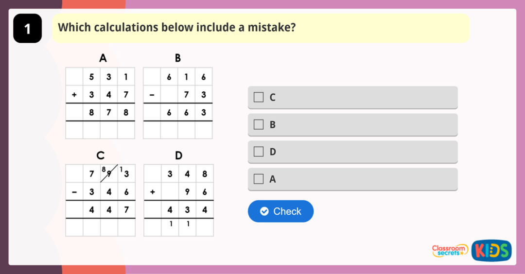 Year 3 Add and Subtract Numbers with up to 3 Digits Game | Classroom ...