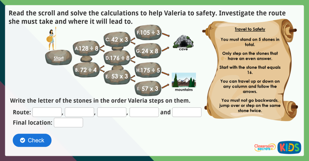 Year 3 Multiplication and Division Maths Challenge | Classroom Secrets Kids