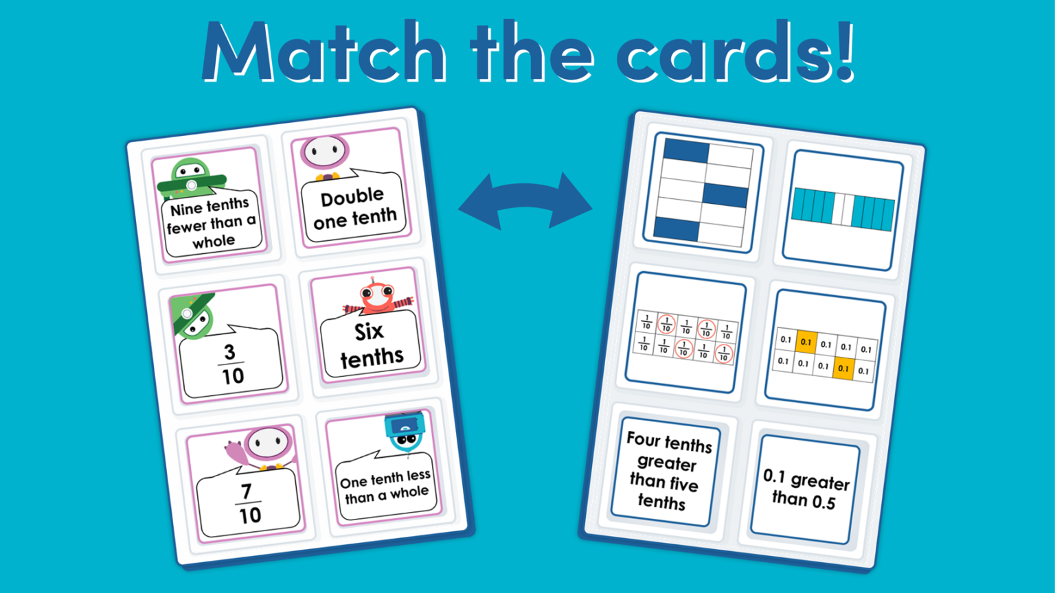 Year 3 Tenths Matching Game | Classroom Secrets Kids