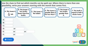 Year 3 Tenths Maths Challenge | Classroom Secrets Kids