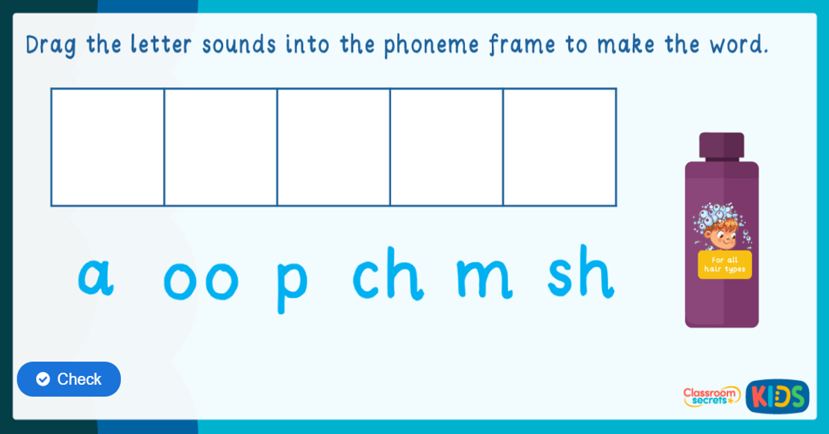 Phonics Phase 4 Segmenting Game 3 | Classroom Secrets Kids