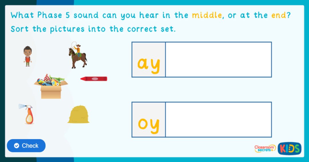 Phonics Phase 5 Identify the Sound Game 1 | Classroom Secrets Kids