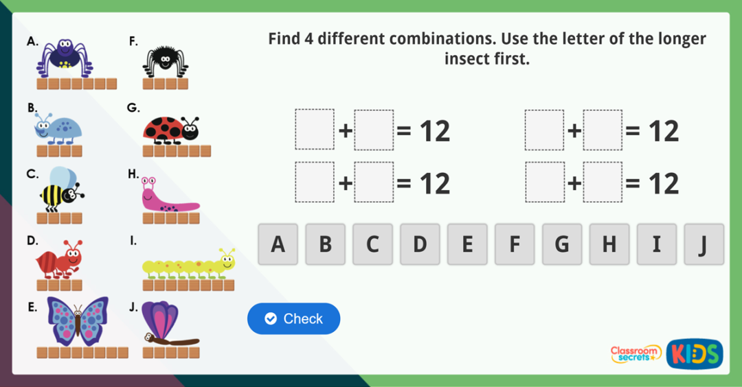 Year 1 Measure Lengths Maths Challenge | Classroom Secrets Kids