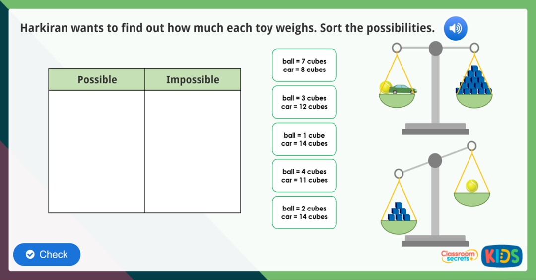 Year 1 Measure Mass Maths Challenge | Classroom Secrets Kids