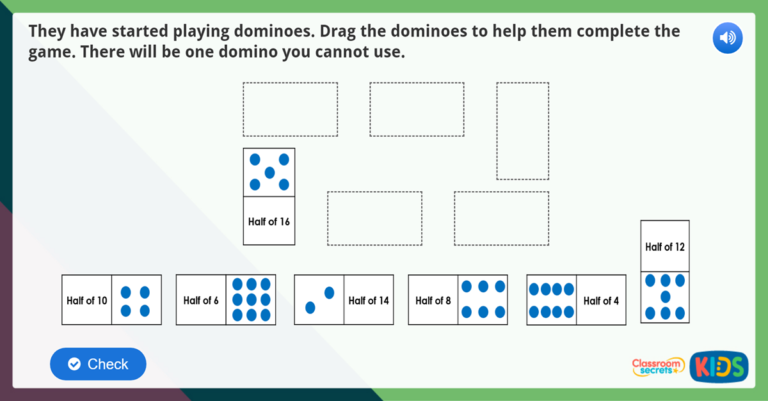 Year 1 Recognise Half Maths Challenge | Classroom Secrets Kids