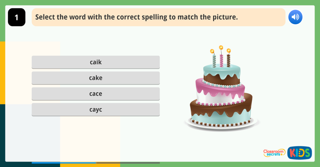 Year 1 Spelling Using Phonics Game | Classroom Secrets Kids