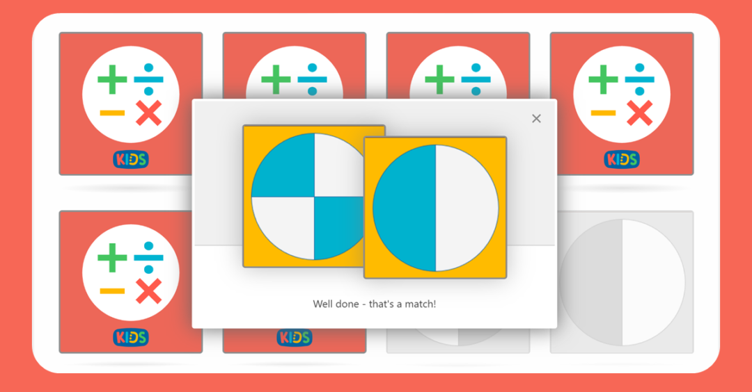 Year 2 Equivalent Fractions Matching Game | Classroom Secrets Kids