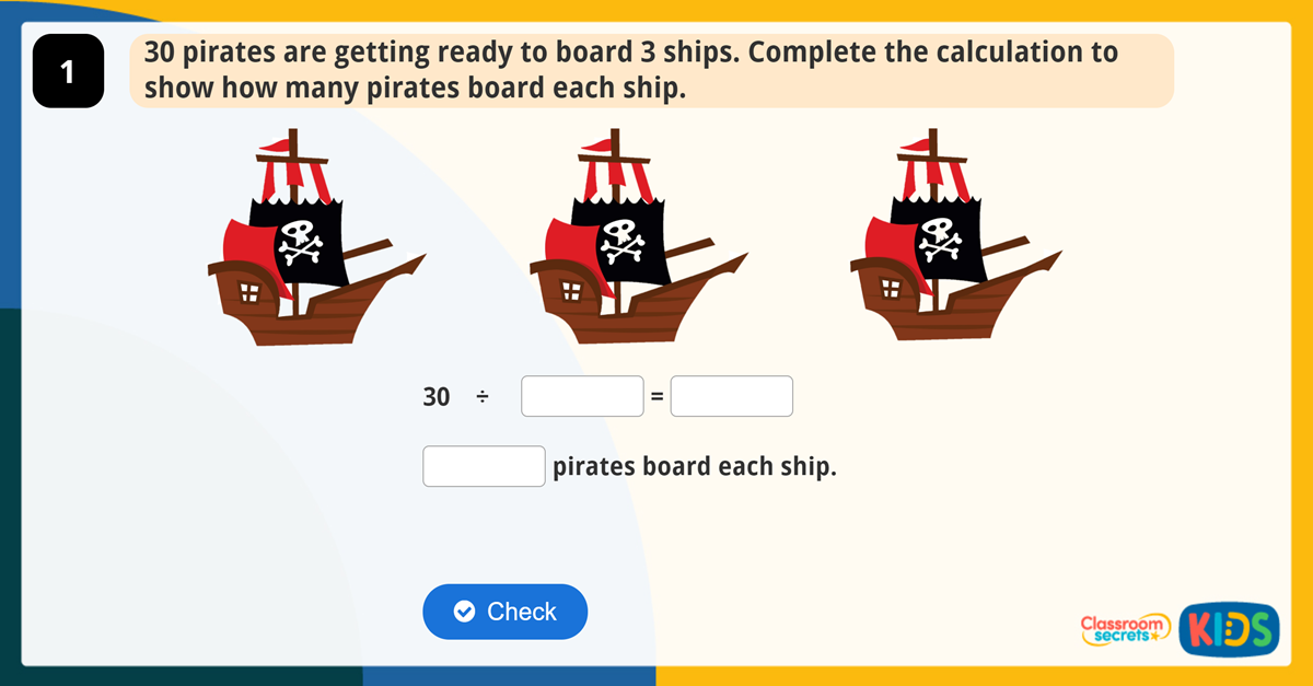 Year 2 Multiplication and Division Game | Classroom Secrets Kids