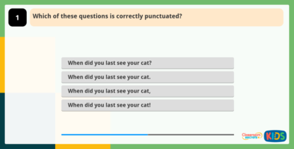 Year 2 Question Sentences Activity | Classroom Secrets Kids