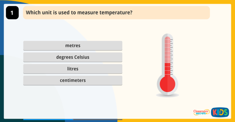 Year 2 Temperature Game | Classroom Secrets Kids