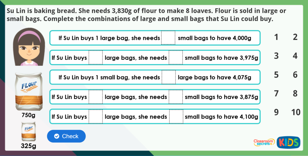 Year 4 Multiply 3-Digit Numbers Maths Challenge | Classroom Secrets Kids