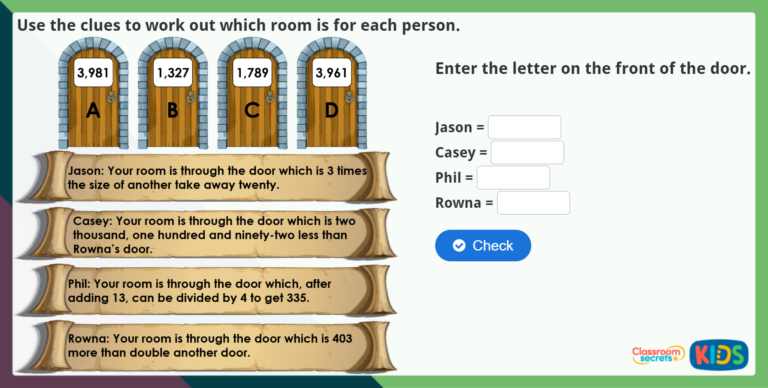 Year 5 Problem Solving Maths Challenge | Classroom Secrets Kids