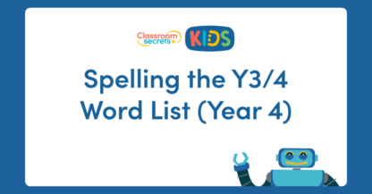 Year 4 Spelling the Year 3/4 Word List Video Tutorial | Classroom ...