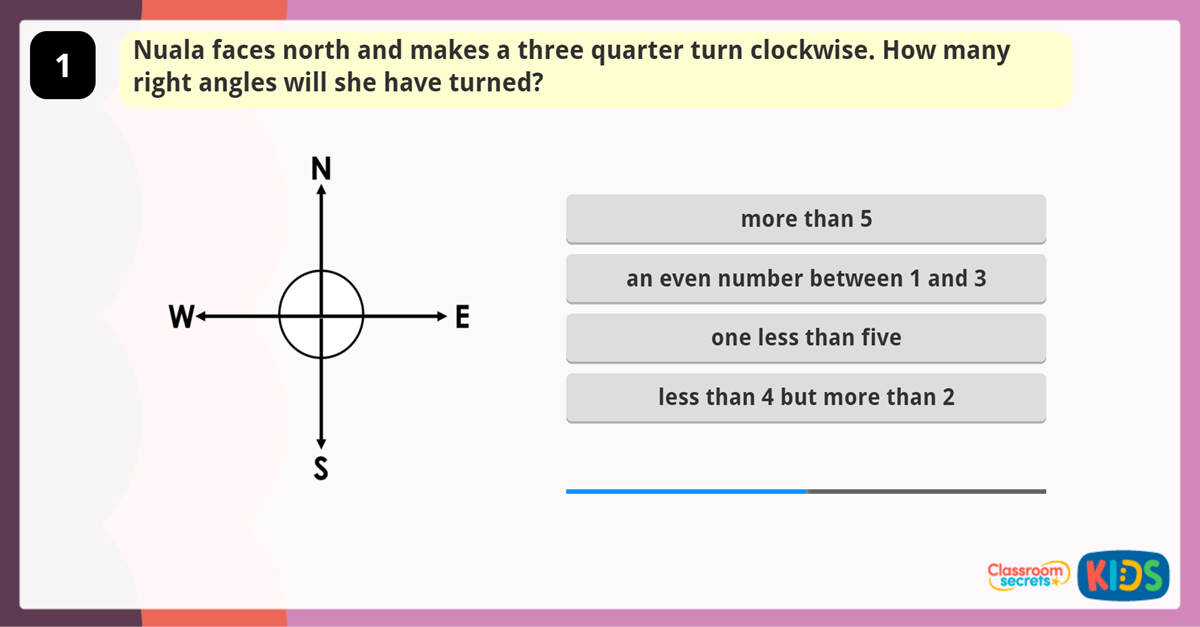 Year 3 Angles and Turns Game | Classroom Secrets Kids