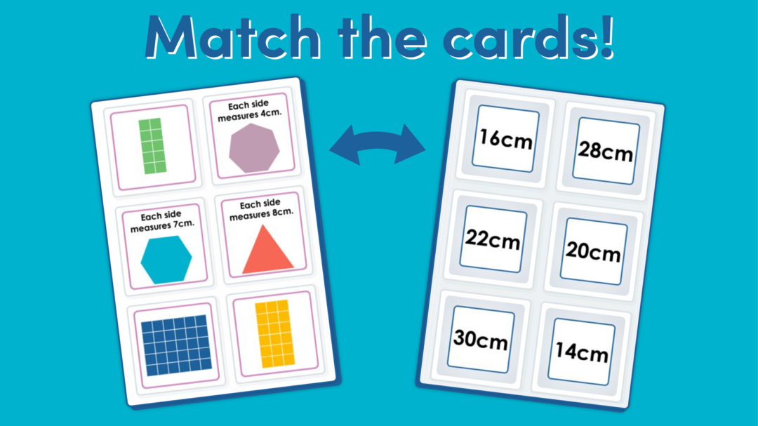 Year 3 Calculate the Perimeter Matching Game | Classroom Secrets Kids