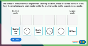 Year 4 Compare and Order Angles Maths Challenge | Classroom Secrets Kids