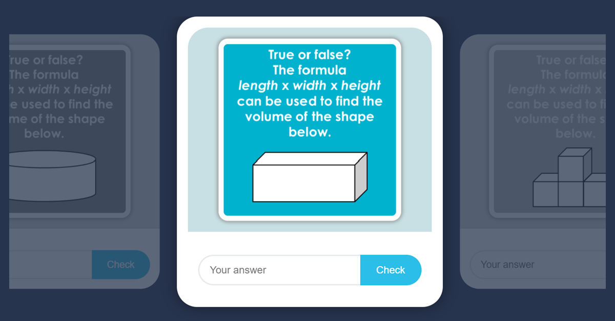 Year 6 Formulae for Volume Flash Cards | Classroom Secrets Kids